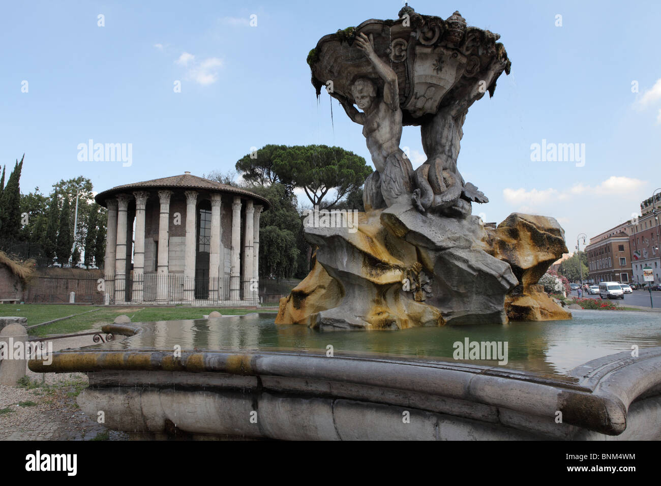 Temple of Hercules in Rome Italy Stock Photo - Alamy