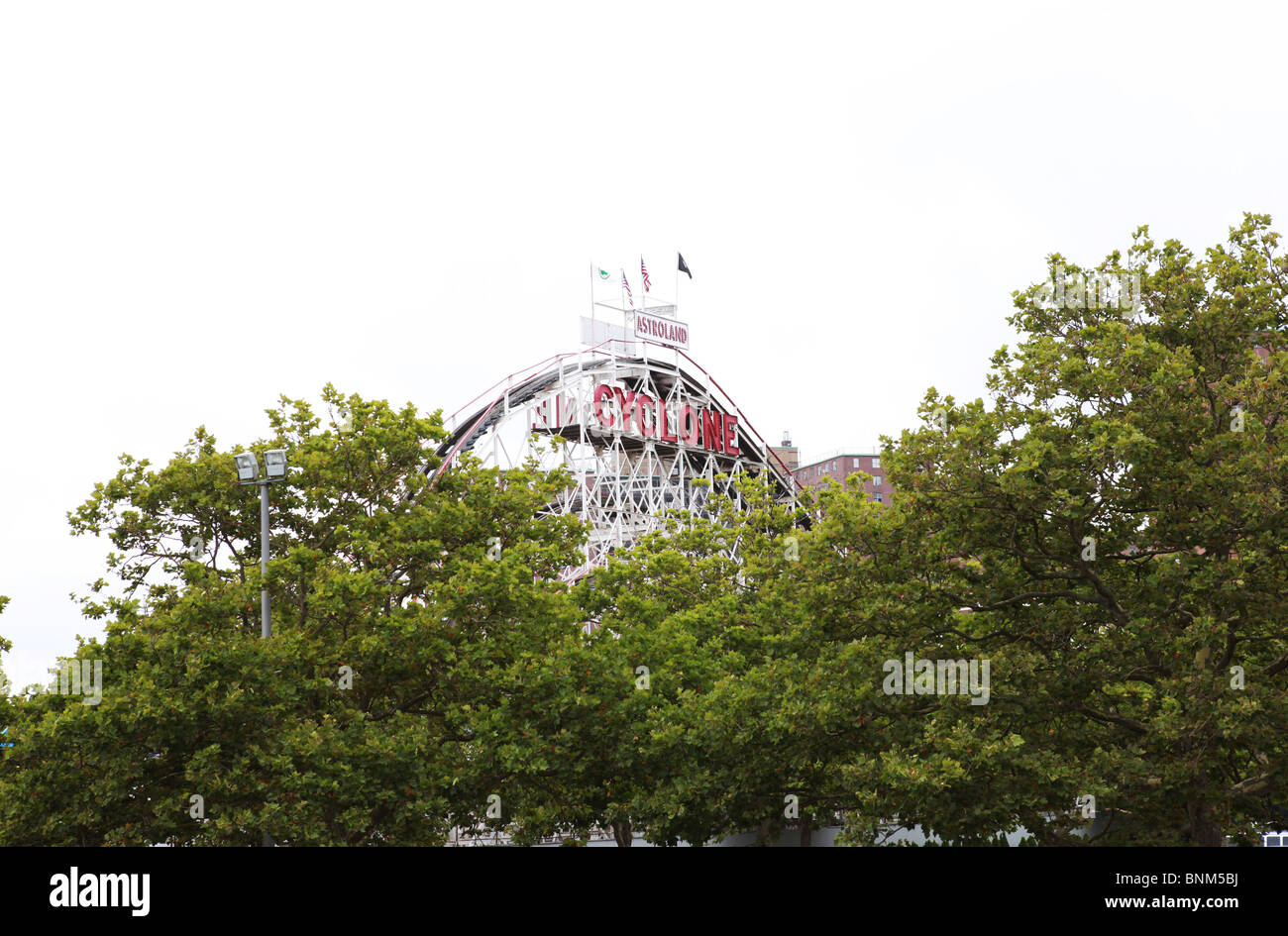 Astroland Rollercoaster Coney Island Stock Photo - Alamy