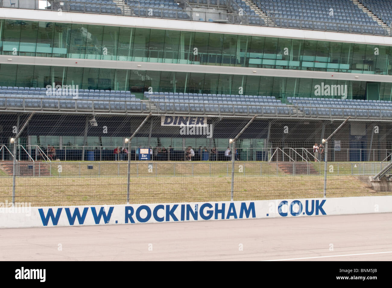 Rockingham Motor Speedway stadium Stock Photo - Alamy