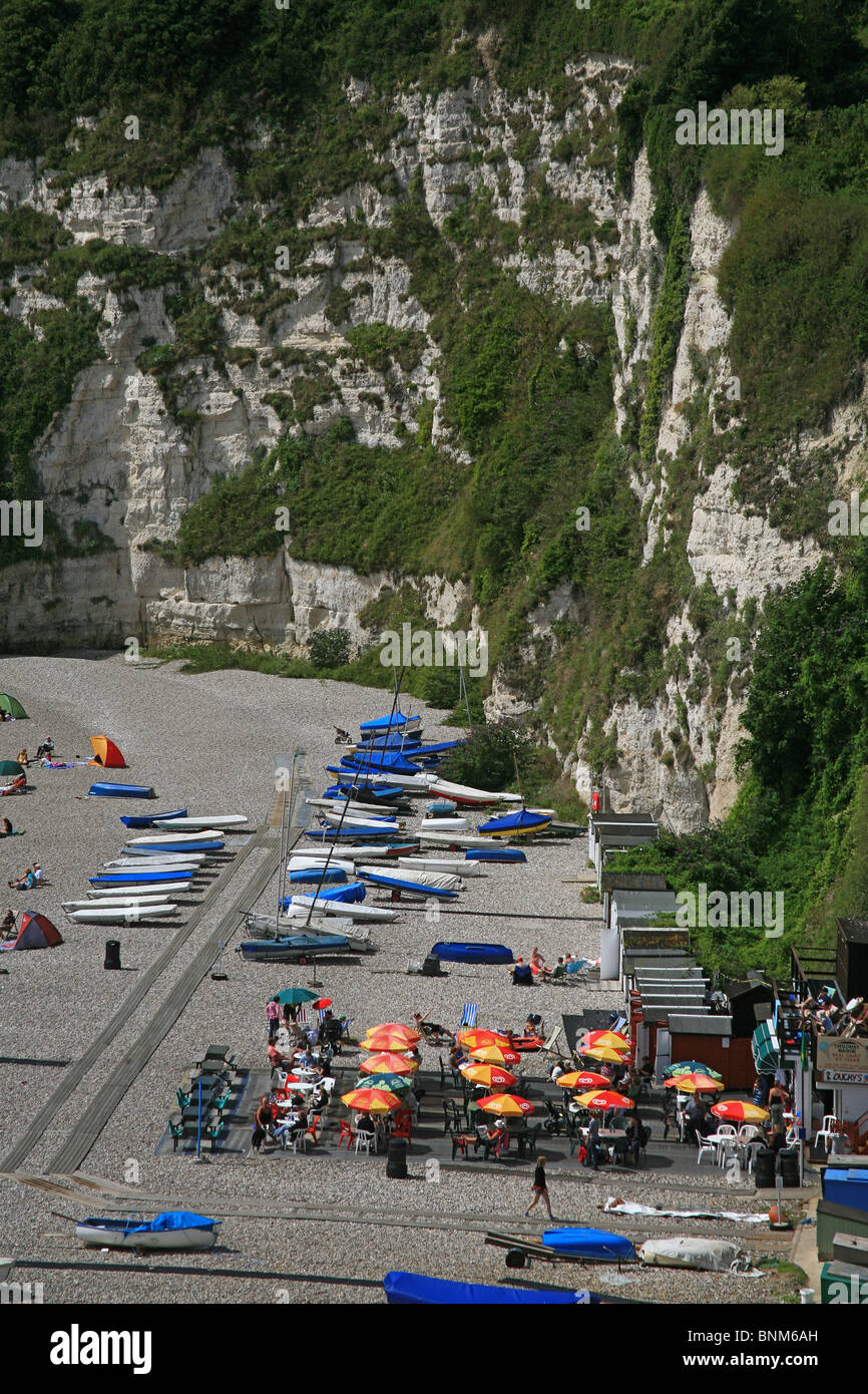 The beach at Beer, Devon, England, UK Stock Photo - Alamy