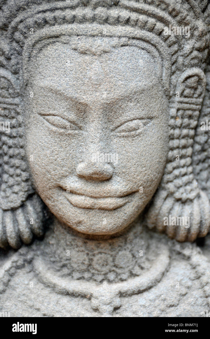 Angkor Apsaras architecture Asia Banteay Kdei Buddhism Hinduism ...