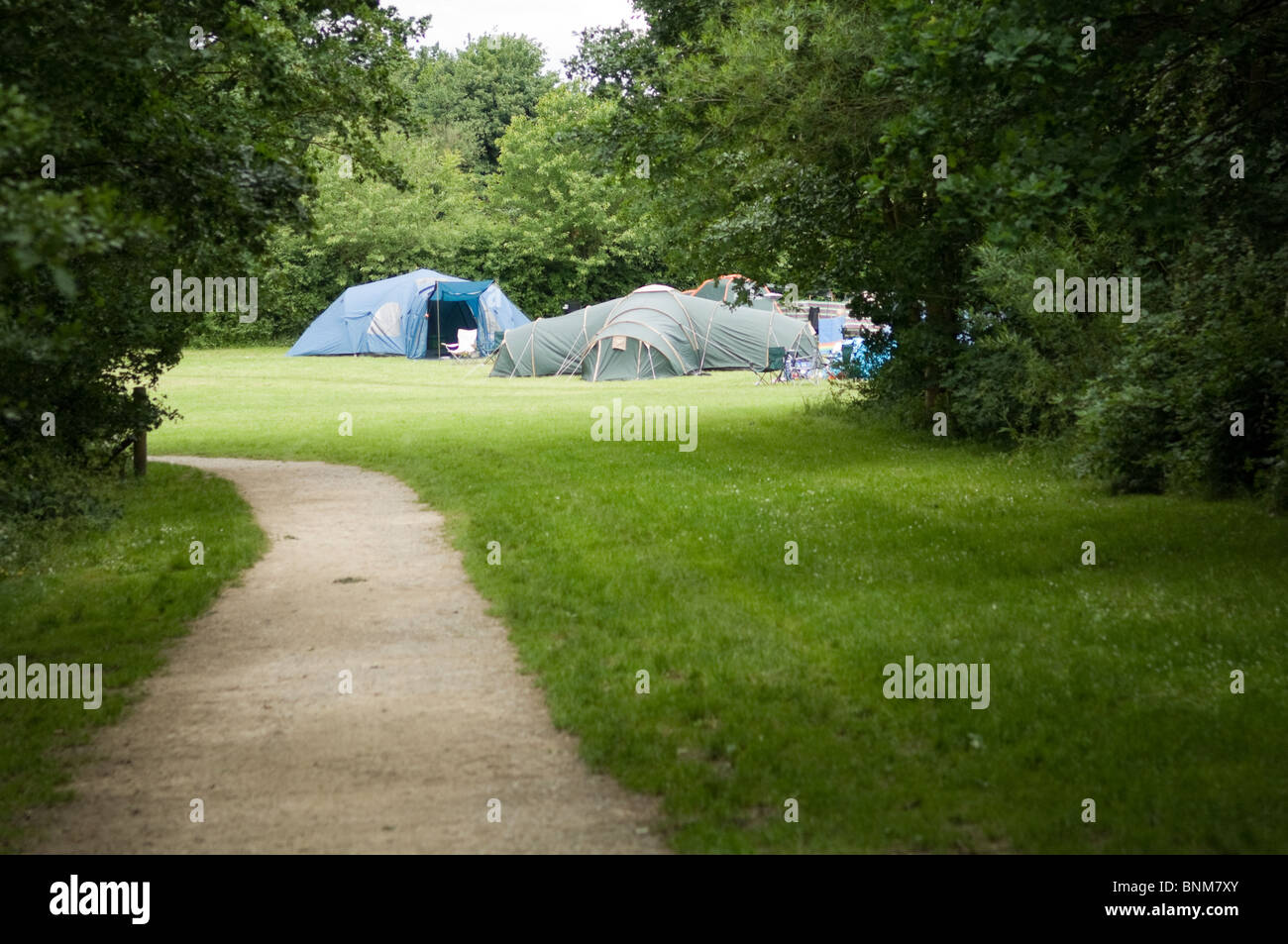 Camping at Rother Valley Country Park, South Yorkshire Stock Photo - Alamy
