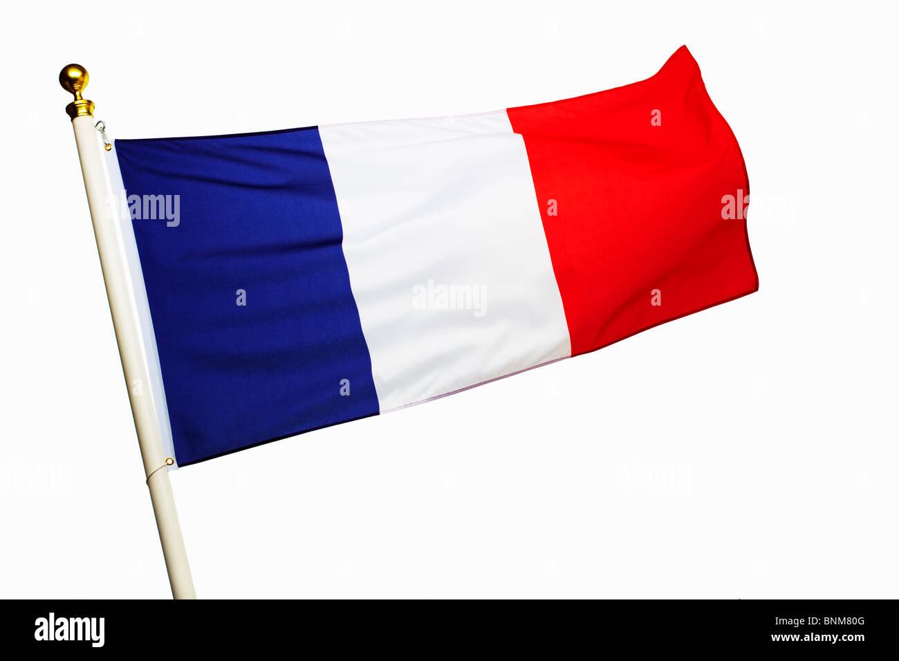 Raising flag pole Cut Out Stock Images & Pictures - Alamy