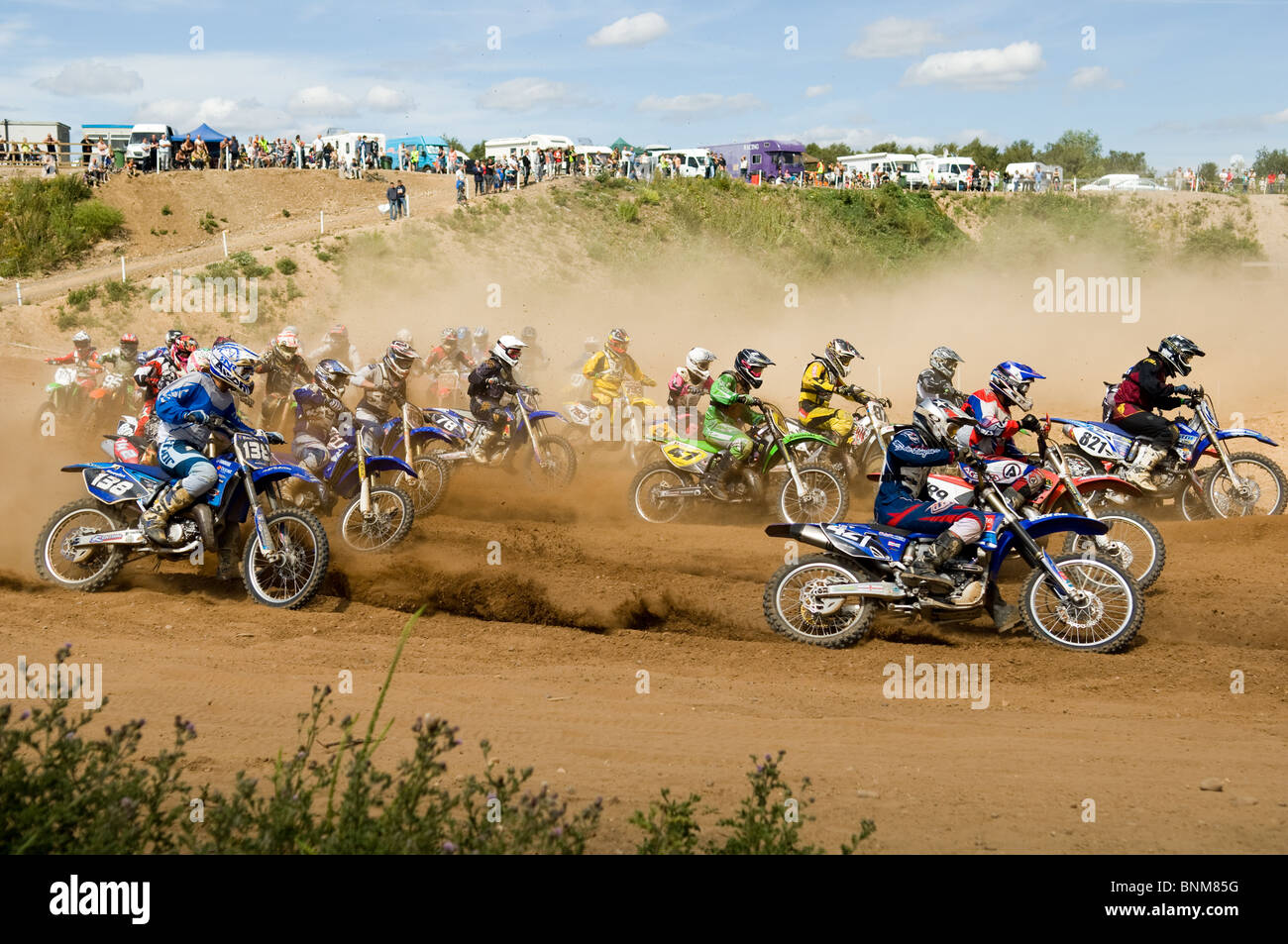 Motocross at Doncaster Moto Parc, South Yorkshire Stock Photo - Alamy
