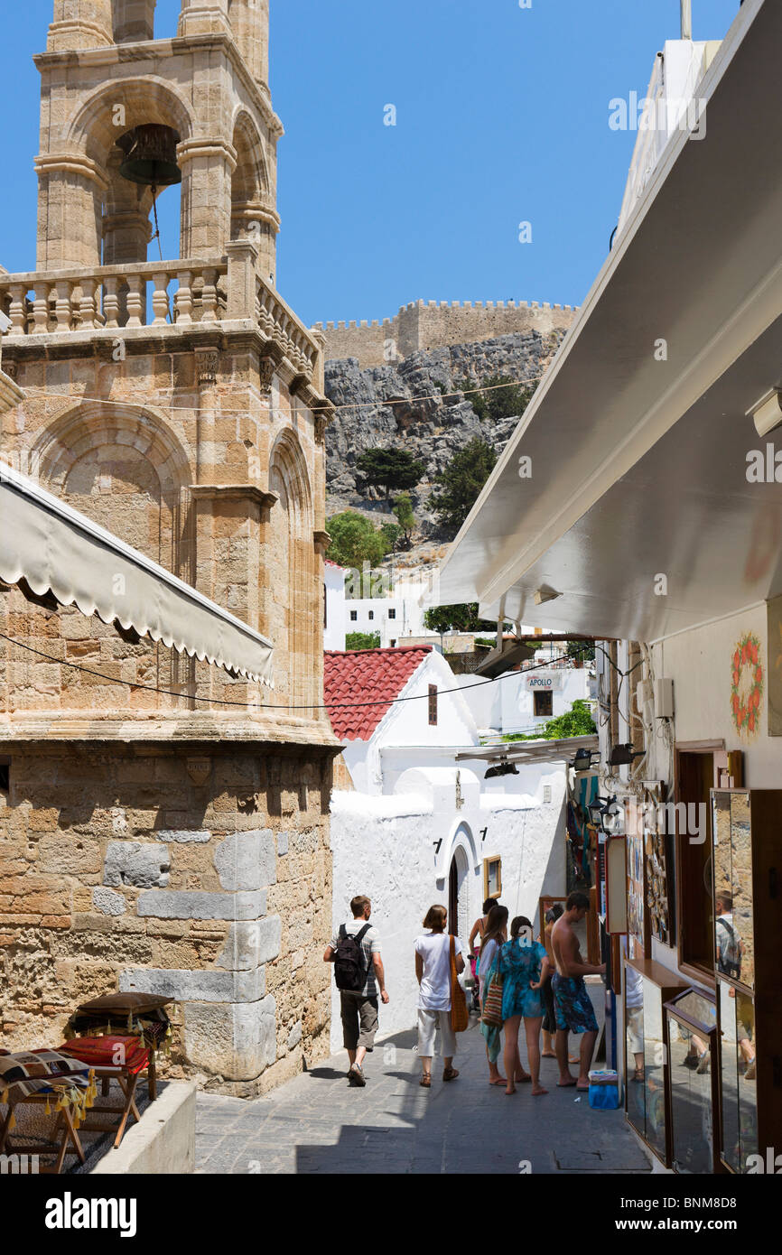 Lindos town hi-res stock photography and images - Alamy