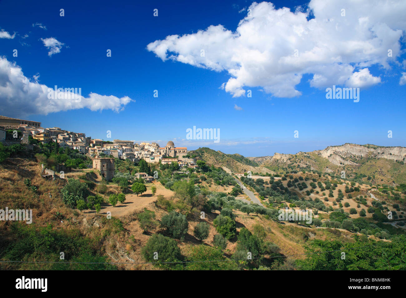 Italy Calabria Stilo Province of Reggio Calabria Ionian Sea ...