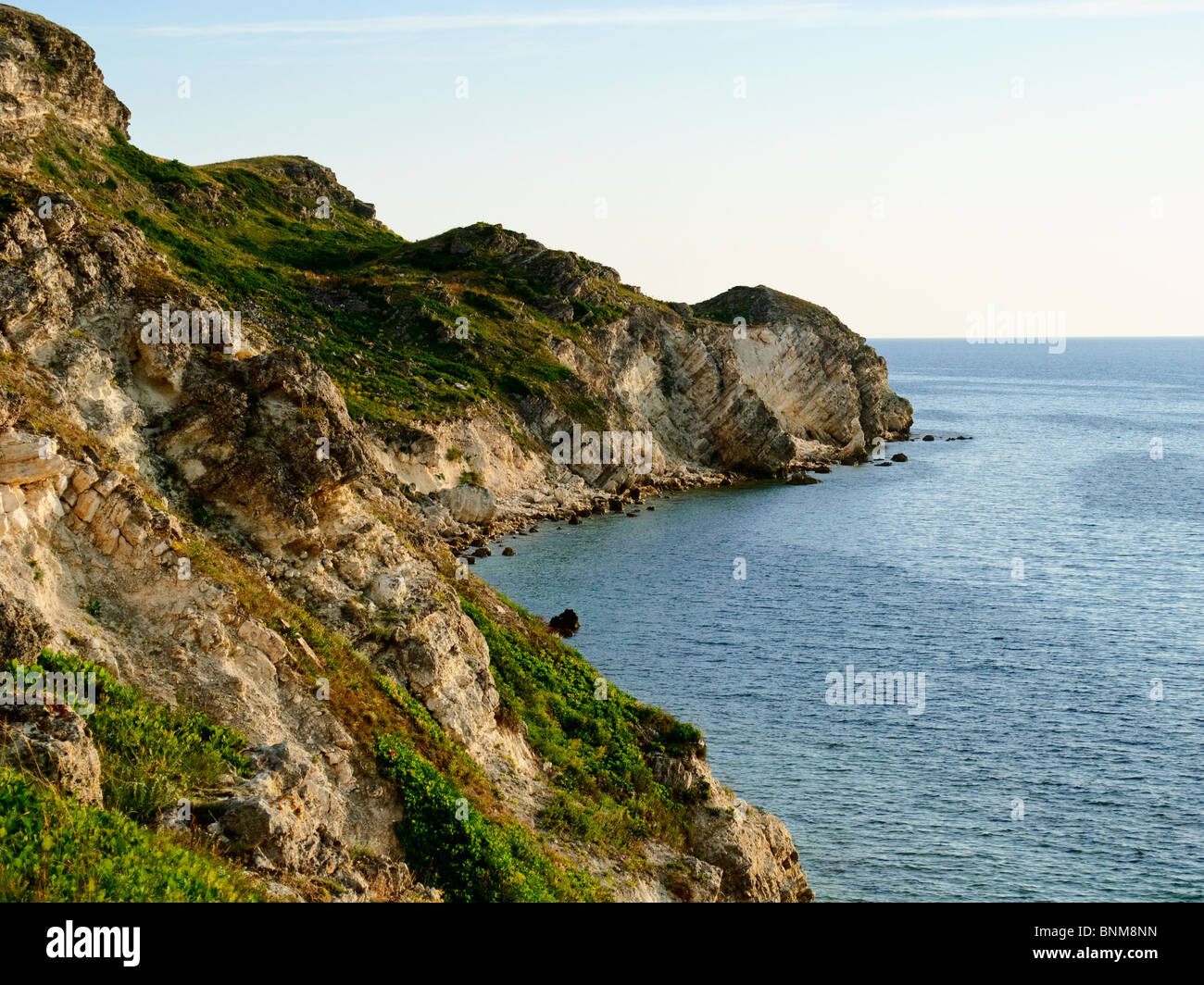 beautiful sea landscape of the black sea Stock Photo - Alamy