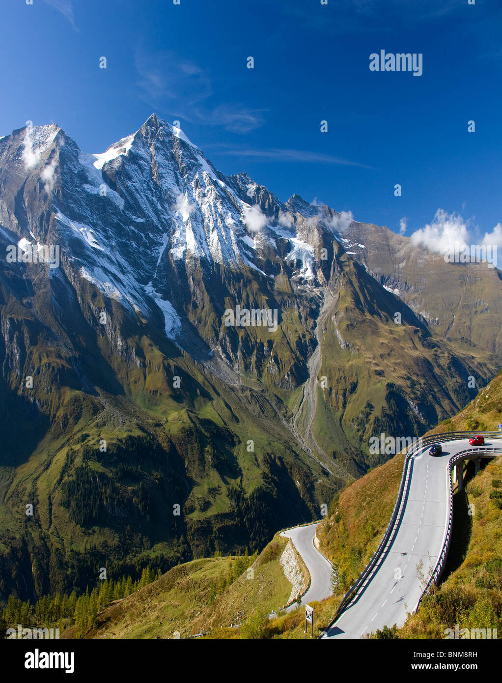 Austria Grossglockner pass mountain pass alps sepentines Upper Tauern ...