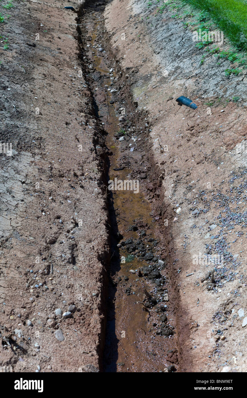 ditch irrigation channel Stock Photo - Alamy