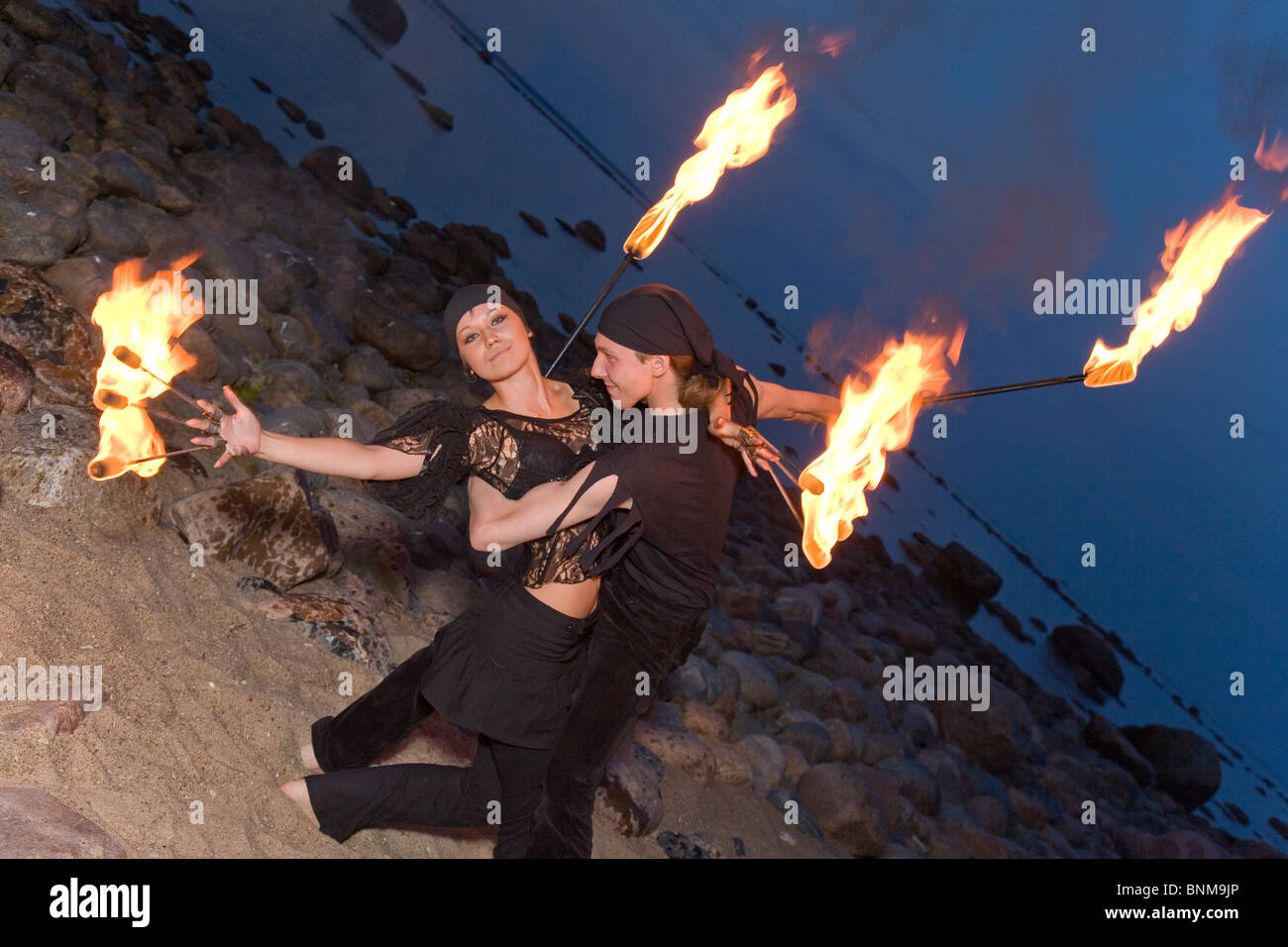 Fire Twirler High Resolution Stock Photography and Images - Alamy