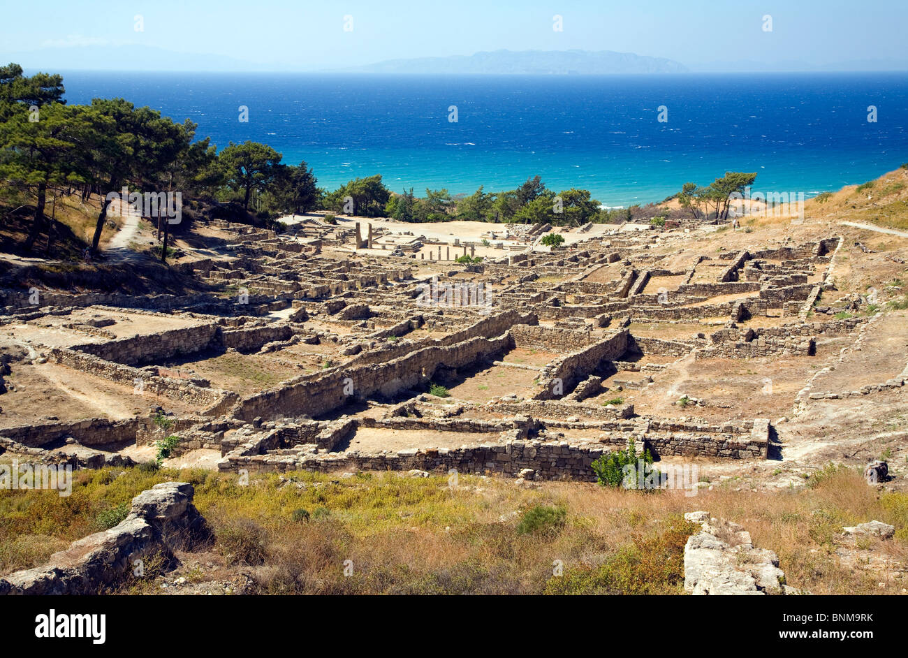 Ancient Kamiros, Rhodes, Greece Stock Photo - Alamy
