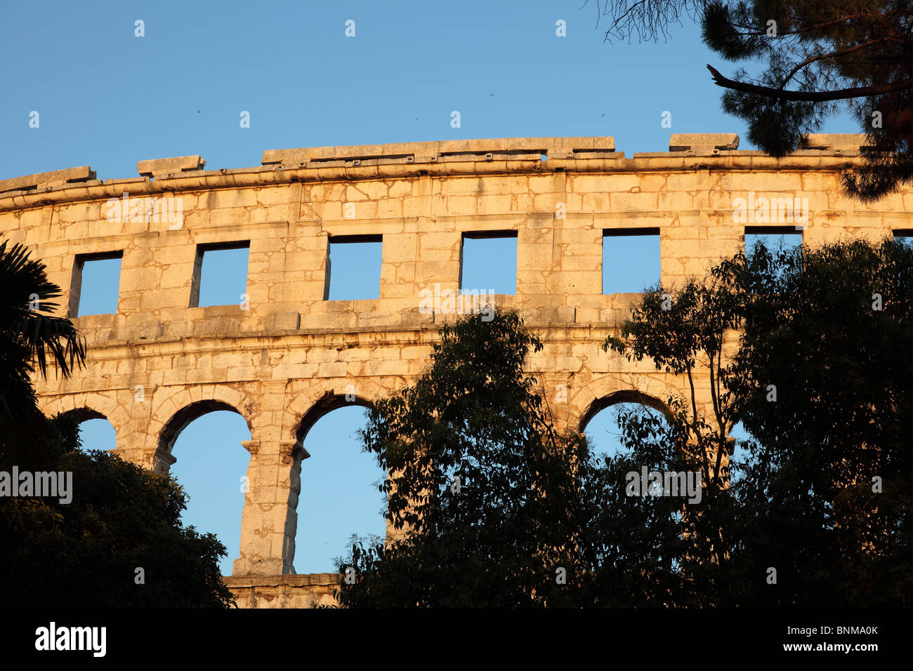 Roman Arena in Pula, Croatia Stock Photo - Alamy