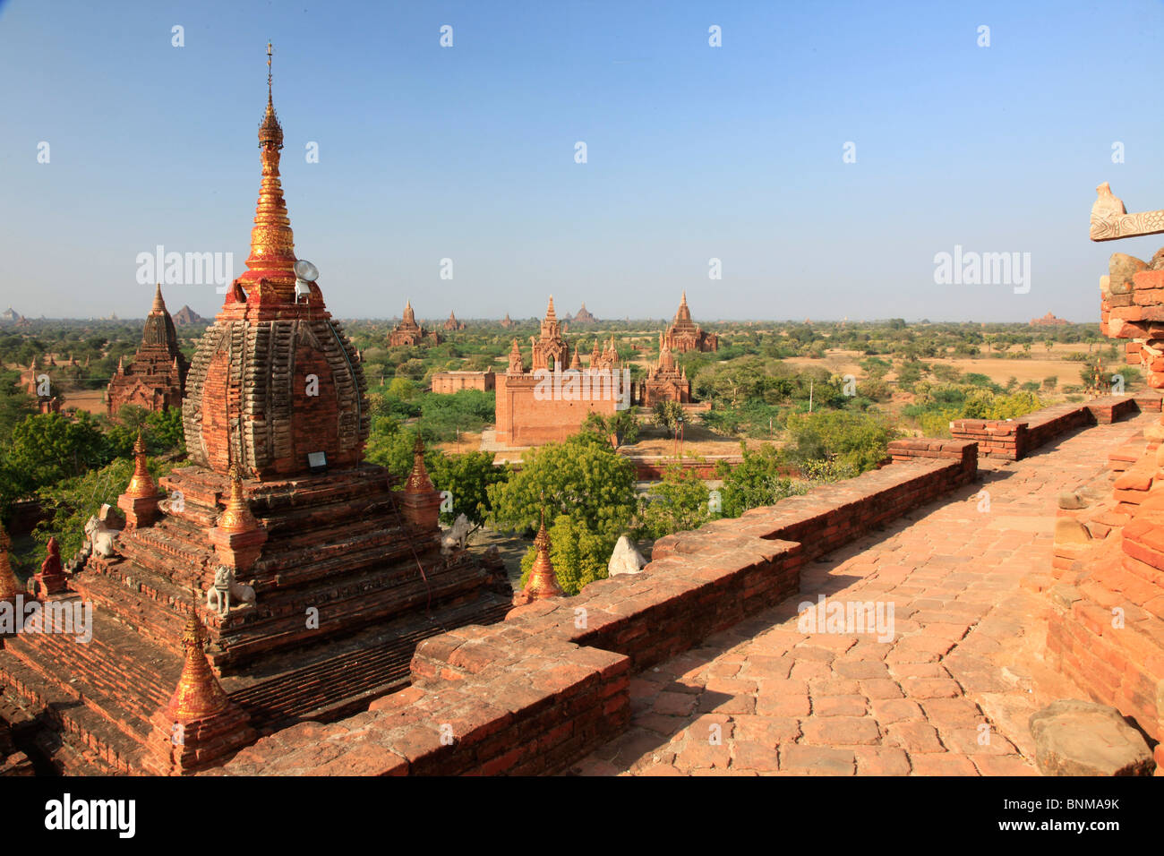 Bagan pagoda scenery pagodas scenery panorama place of interest tourism ...