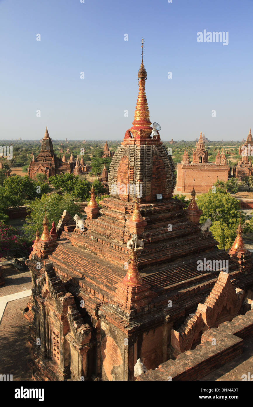 Bagan pagoda scenery pagodas scenery panorama place of interest tourism ...
