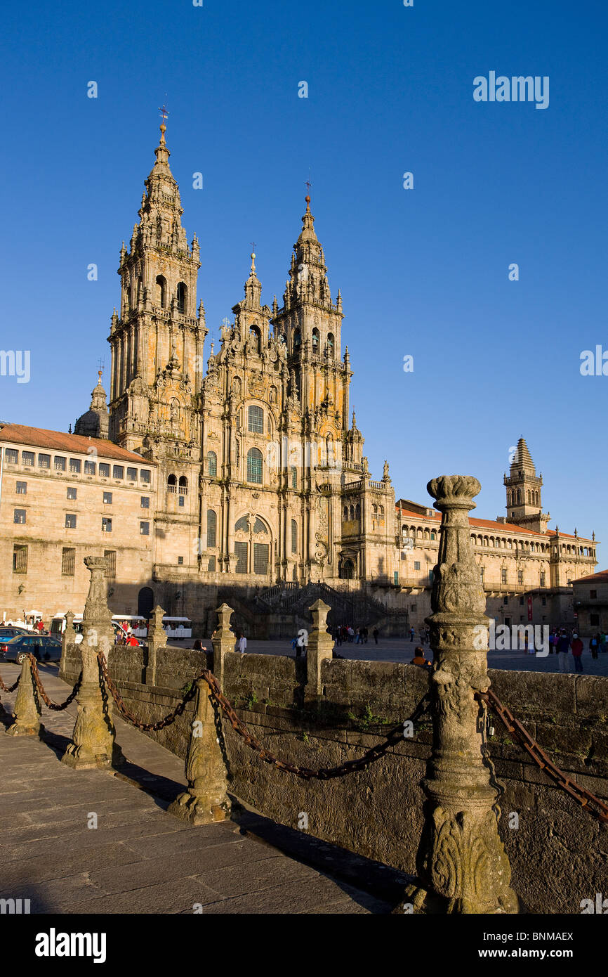 Spain Galicia Galicia Santiago de Compostela cathedral church world ...