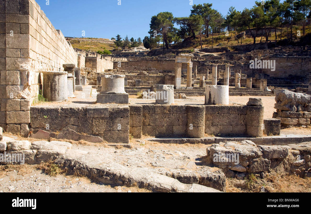 Ancient Kamiros, Rhodes, Greece Stock Photo - Alamy