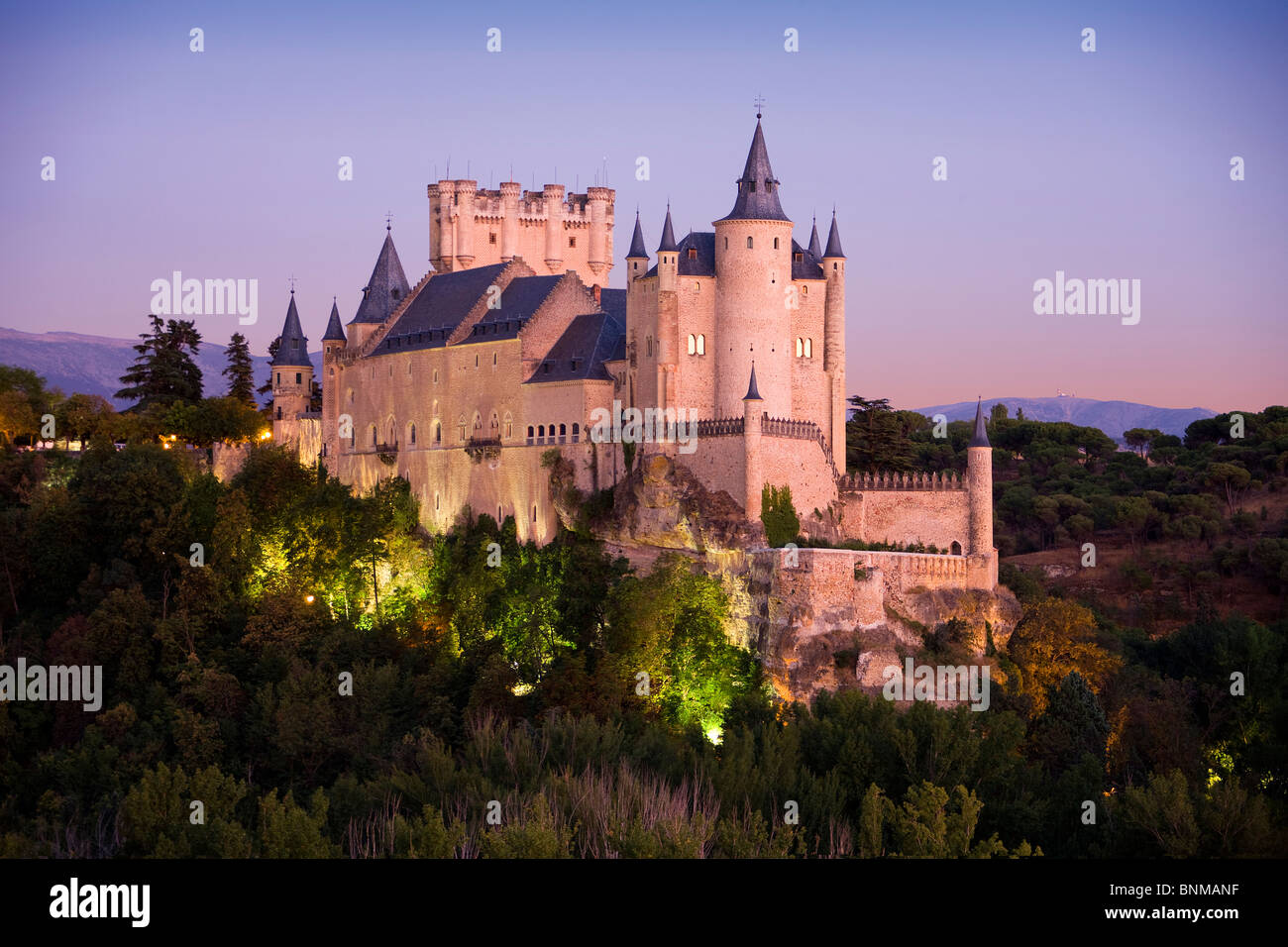 Spain Castile and Leon Segovia El Alcazar castle castle world cultural ...