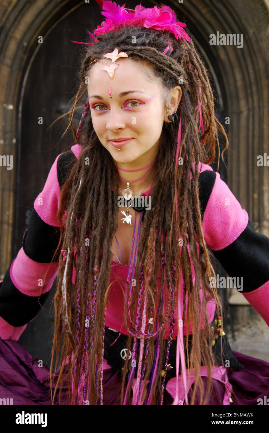 pink fairy in Glastonbury United Kingdom Stock Photo - Alamy