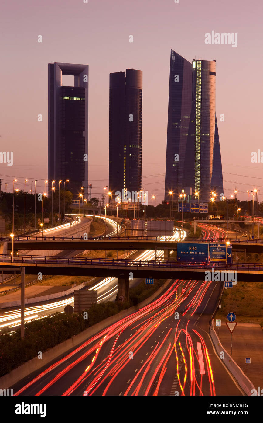 Madrid spain high rise buildings hi-res stock photography and images ...