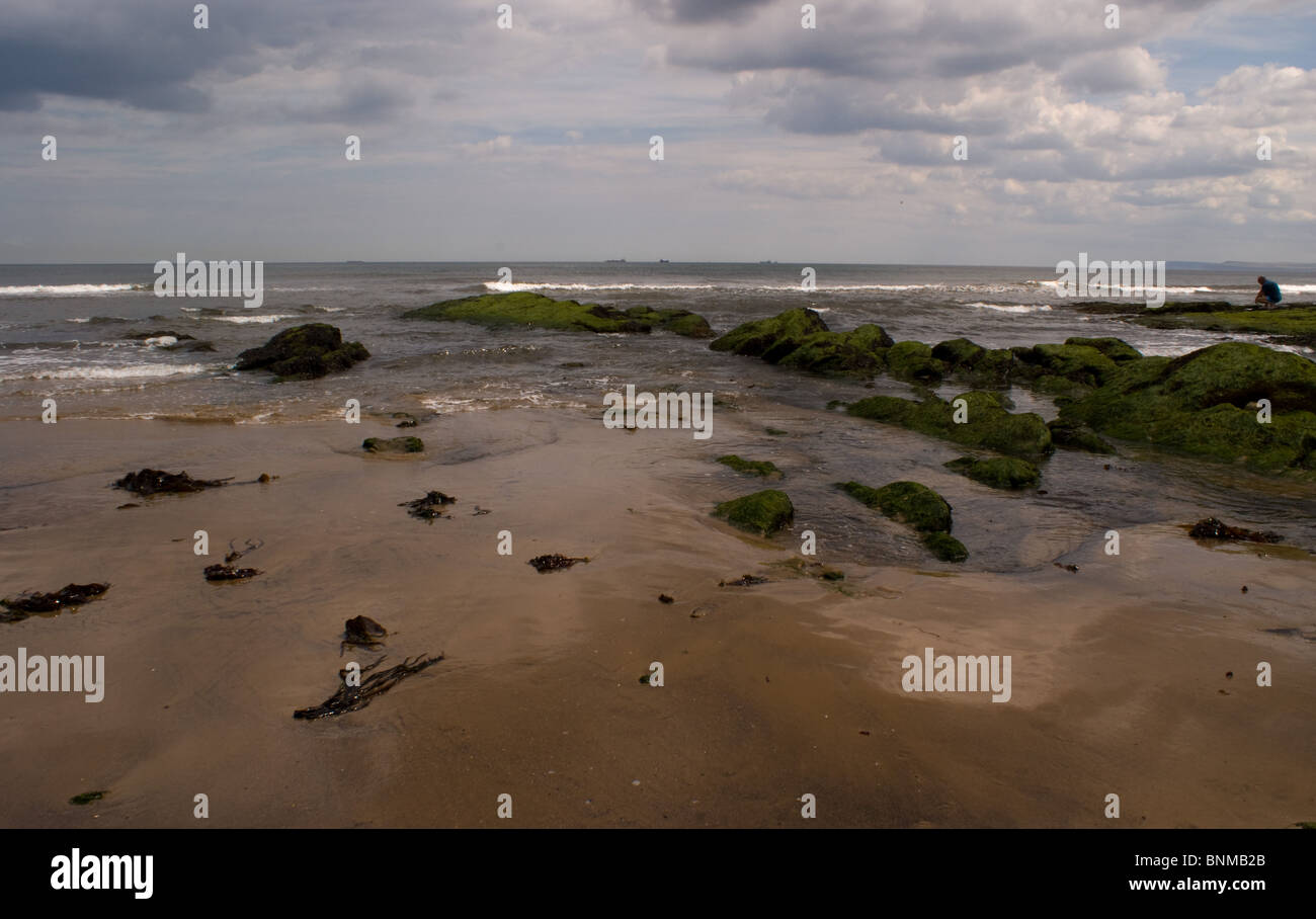 SEATON CAREW HARTLEPOOL BEACH AND SEA ENGLAND UK Stock Photo - Alamy