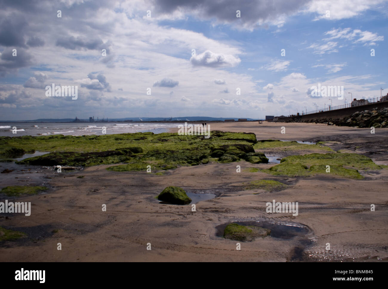 SEATON CAREW HARTLEPOOL BEACH AND SEA ENGLAND UK Stock Photo - Alamy