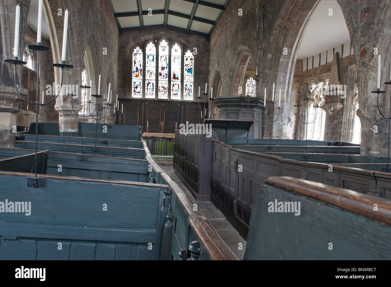 Interior of Holy Trinity church, Goodramgate, York, notable for ...