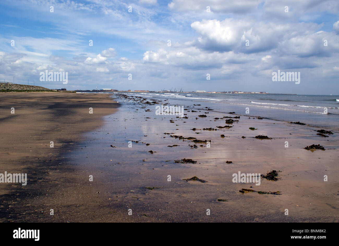 SEATON CAREW HARTLEPOOL BEACH AND SEA ENGLAND UK Stock Photo - Alamy
