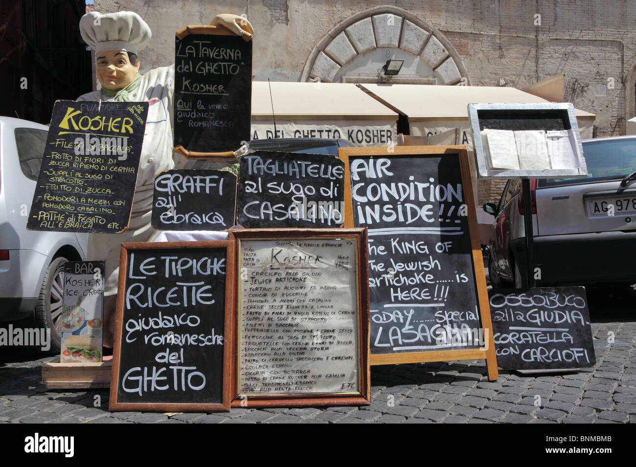 Rome ghetto restaurant hi-res stock photography and images - Alamy