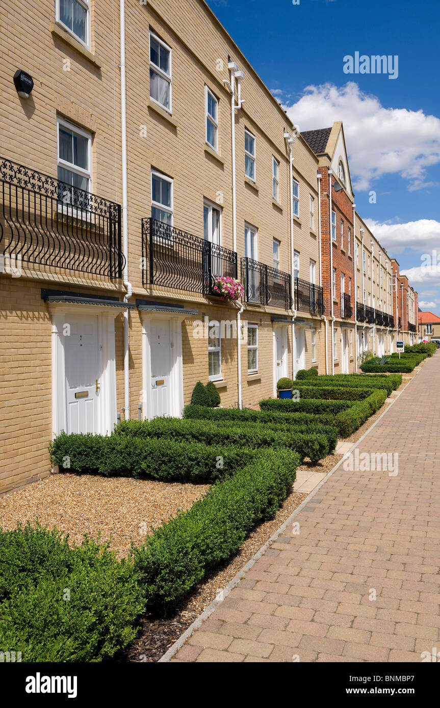 modern housing development and urban gardens Stock Photo - Alamy