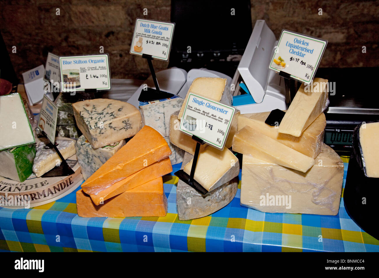 Local cheese for sale at Farmers market & Craft fair Tithe Barn Bishops ...