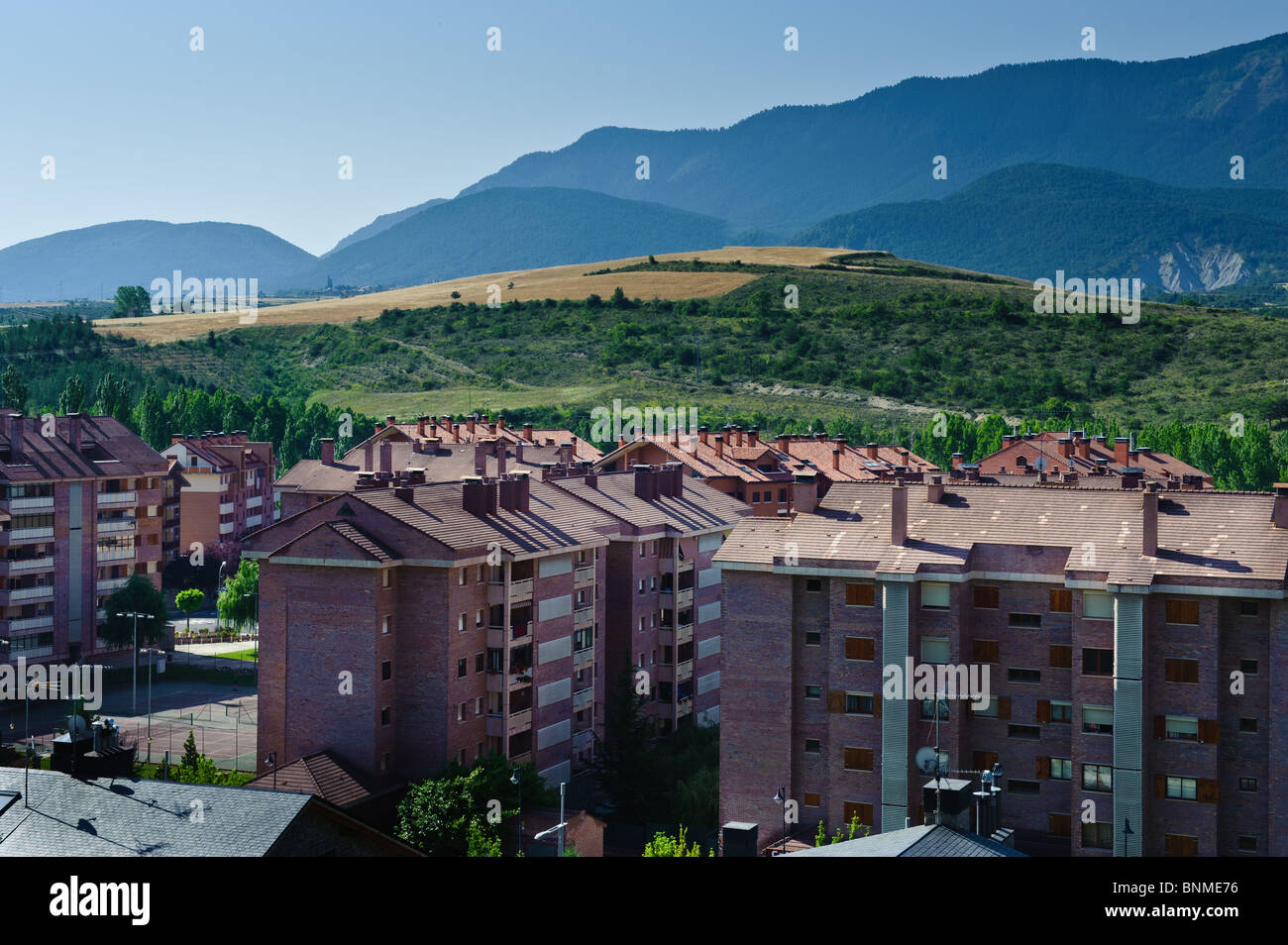 The city of Jaca in the heart of the Pyrenees Stock Photo - Alamy