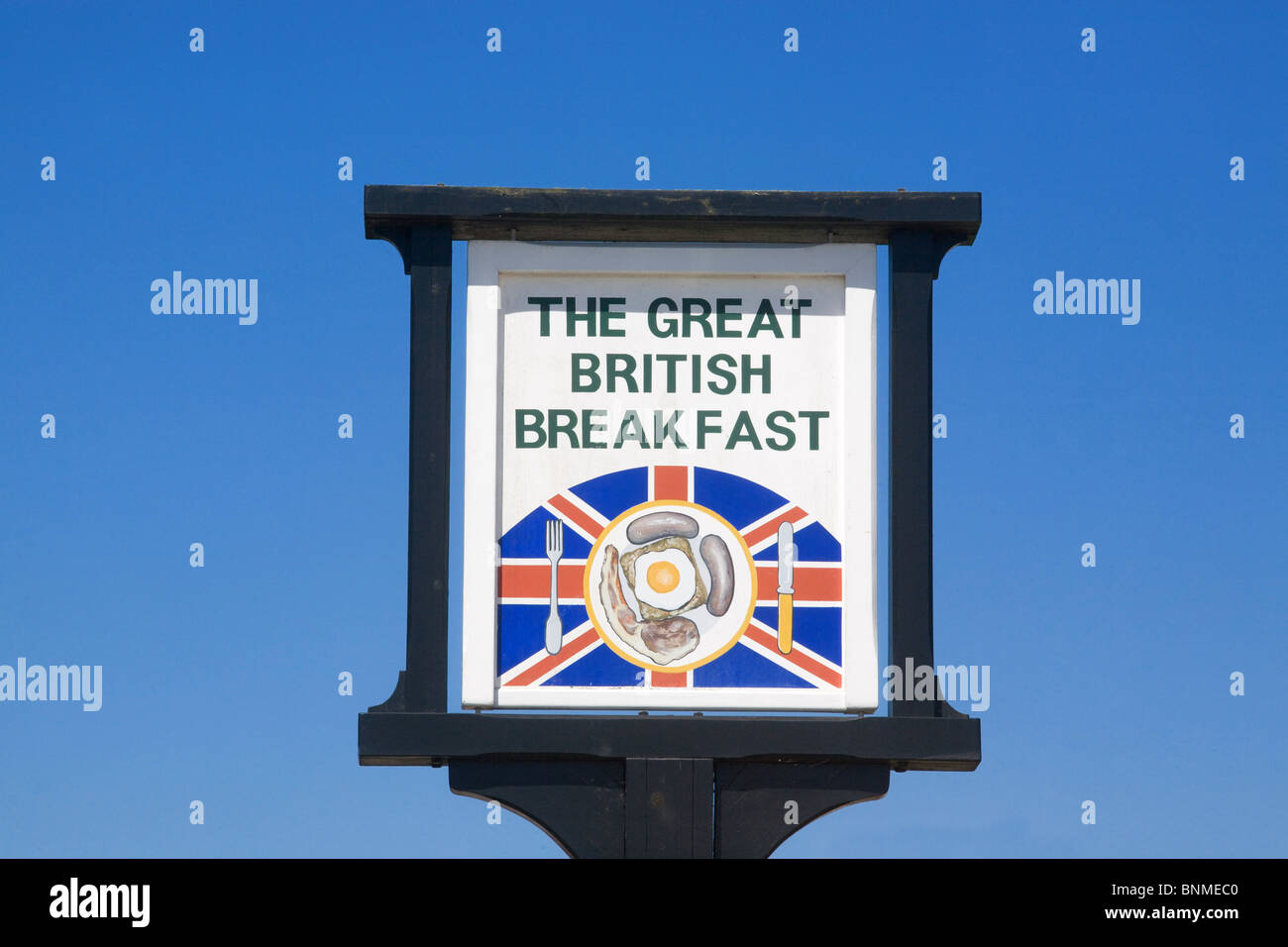 English breakfast sign hi-res stock photography and images - Alamy