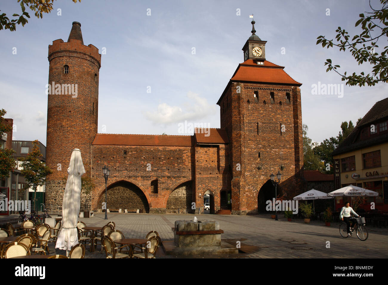 Remains of the city gates in Bernau, Germany Stock Photo - Alamy