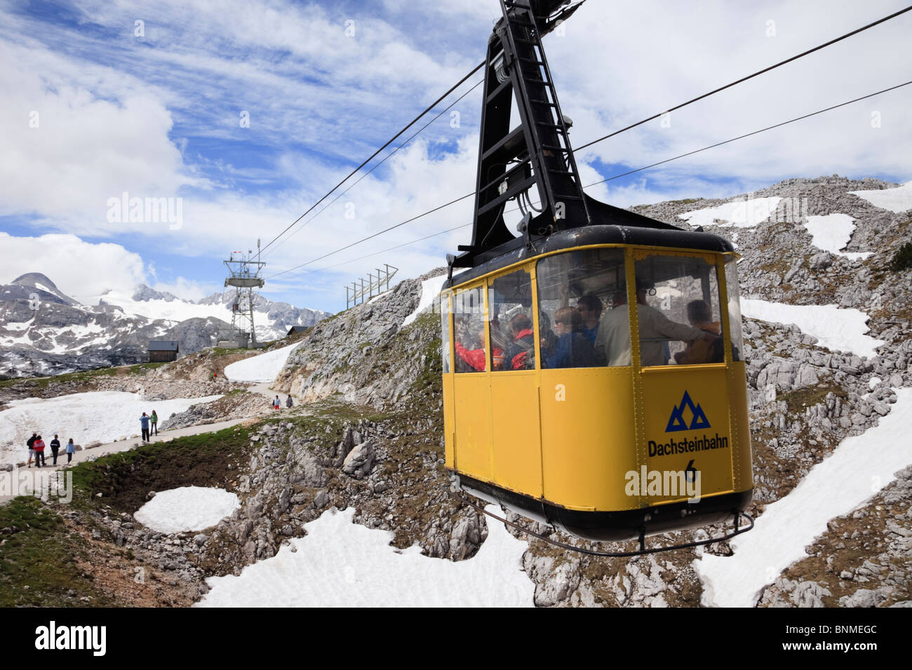 Krippenstein mountain snow hi-res stock photography and images - Alamy