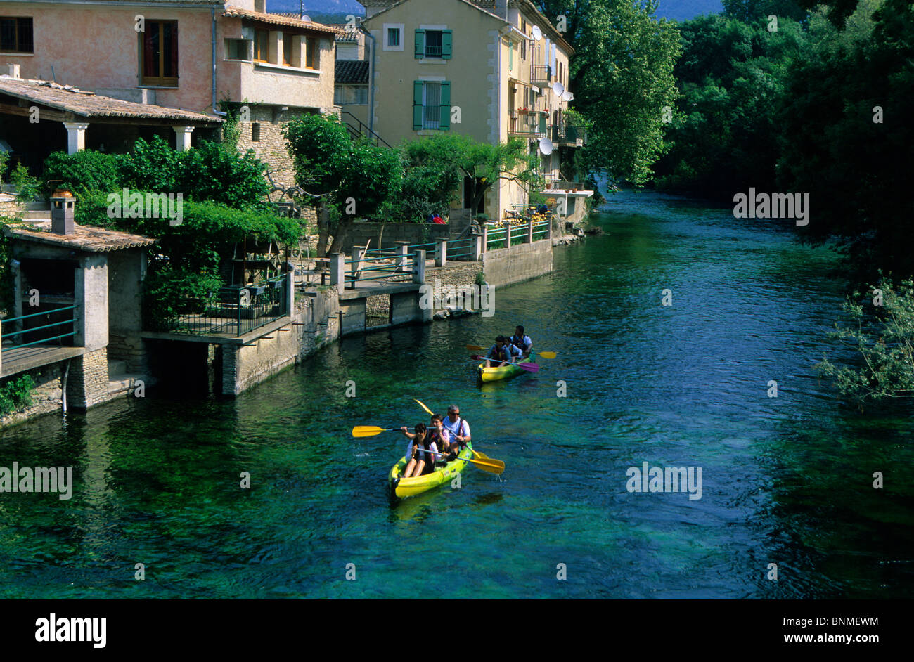 Canoe sorgue river france hi-res stock photography and images - Alamy