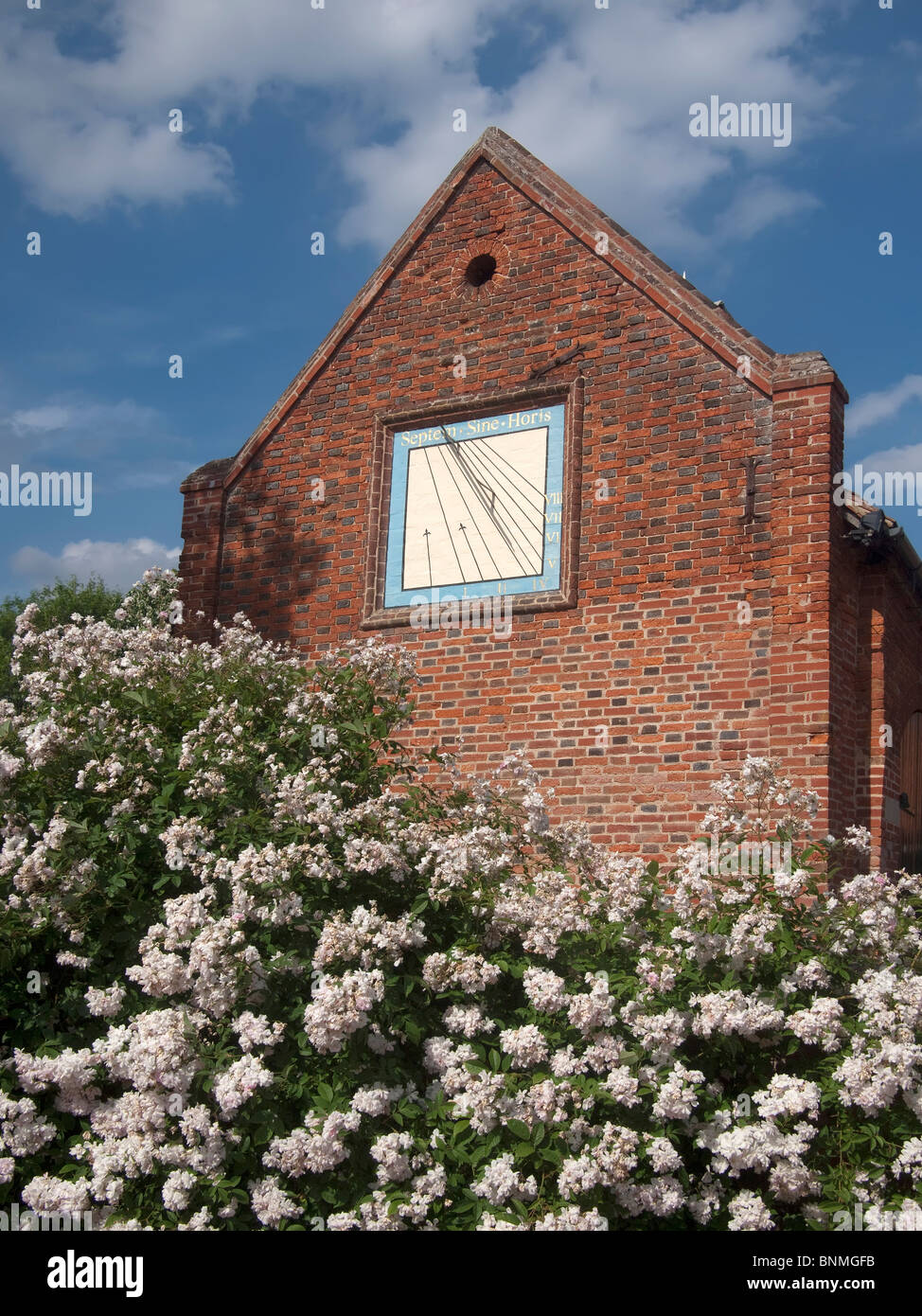 a sundial with roman numerals Stock Photo - Alamy