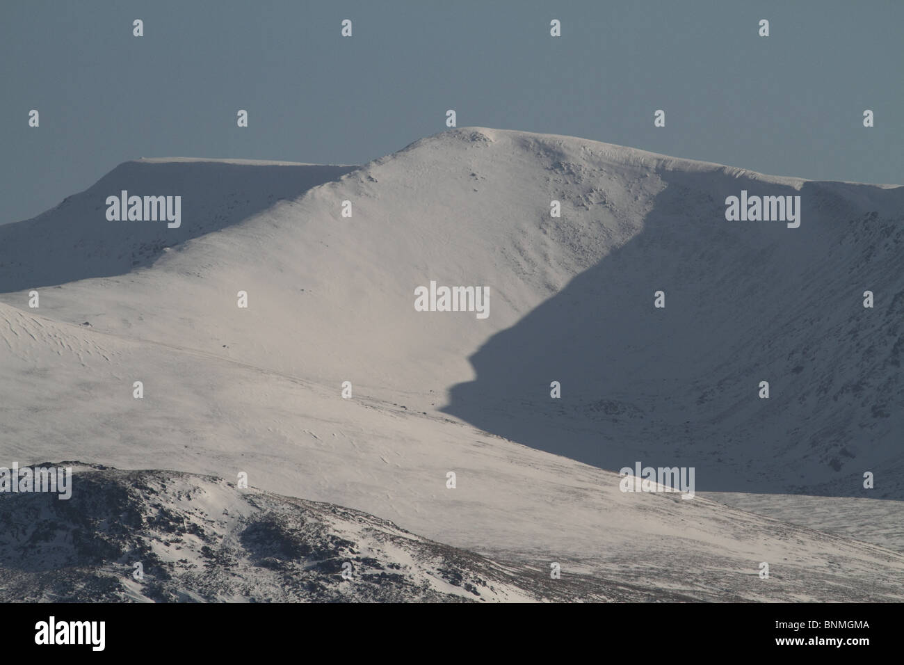 Winter view of Helvellyn Stock Photo - Alamy