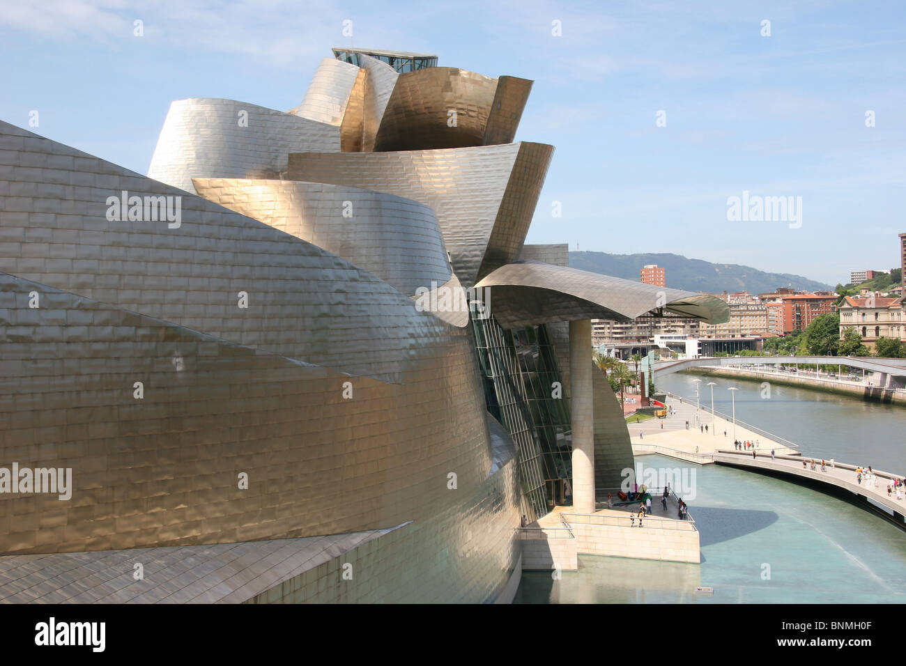 Spain Basque Country Bilbao Guggengeim museum architecture structure ...