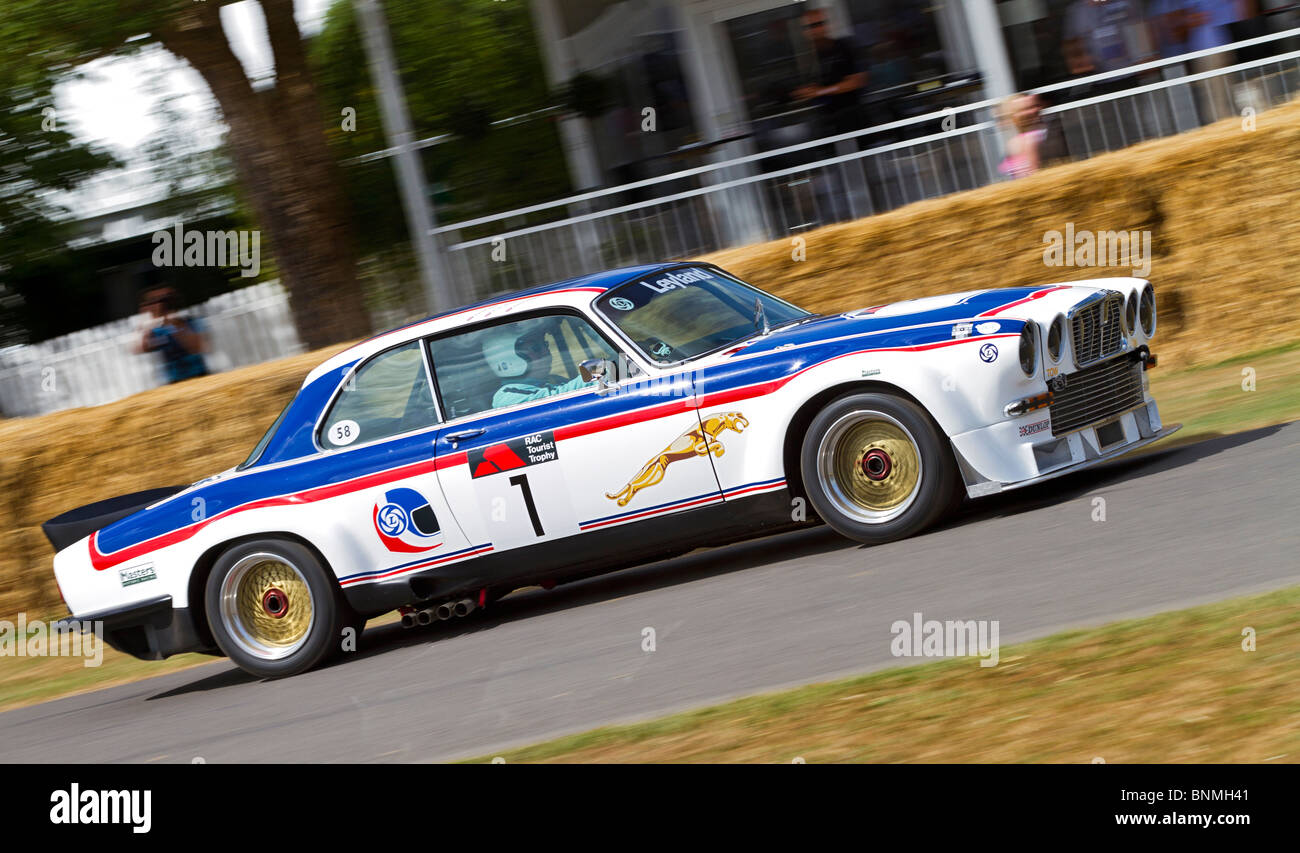 1976 Jaguar XJ12 Broadspeed with driver Chris Scragg at the 2010 ...
