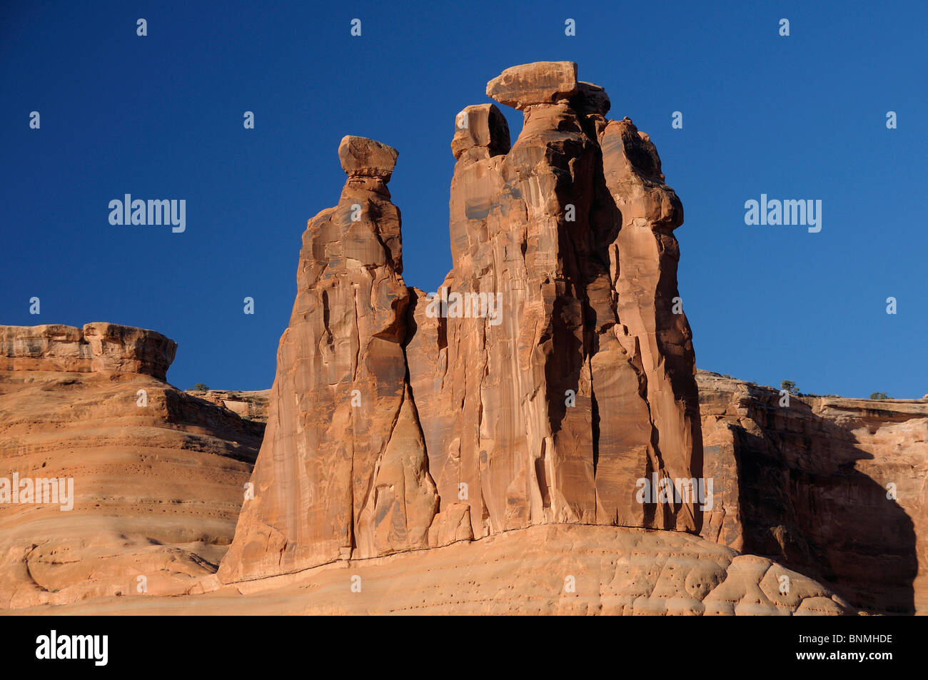 Three Gossips landscape nature rock formation rock blue sky blue ...