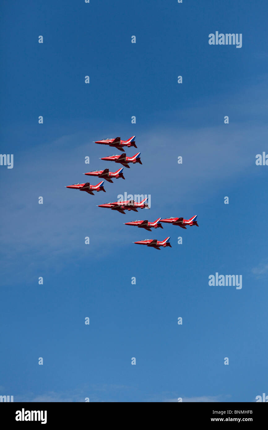 Red arrows display team hi-res stock photography and images - Alamy