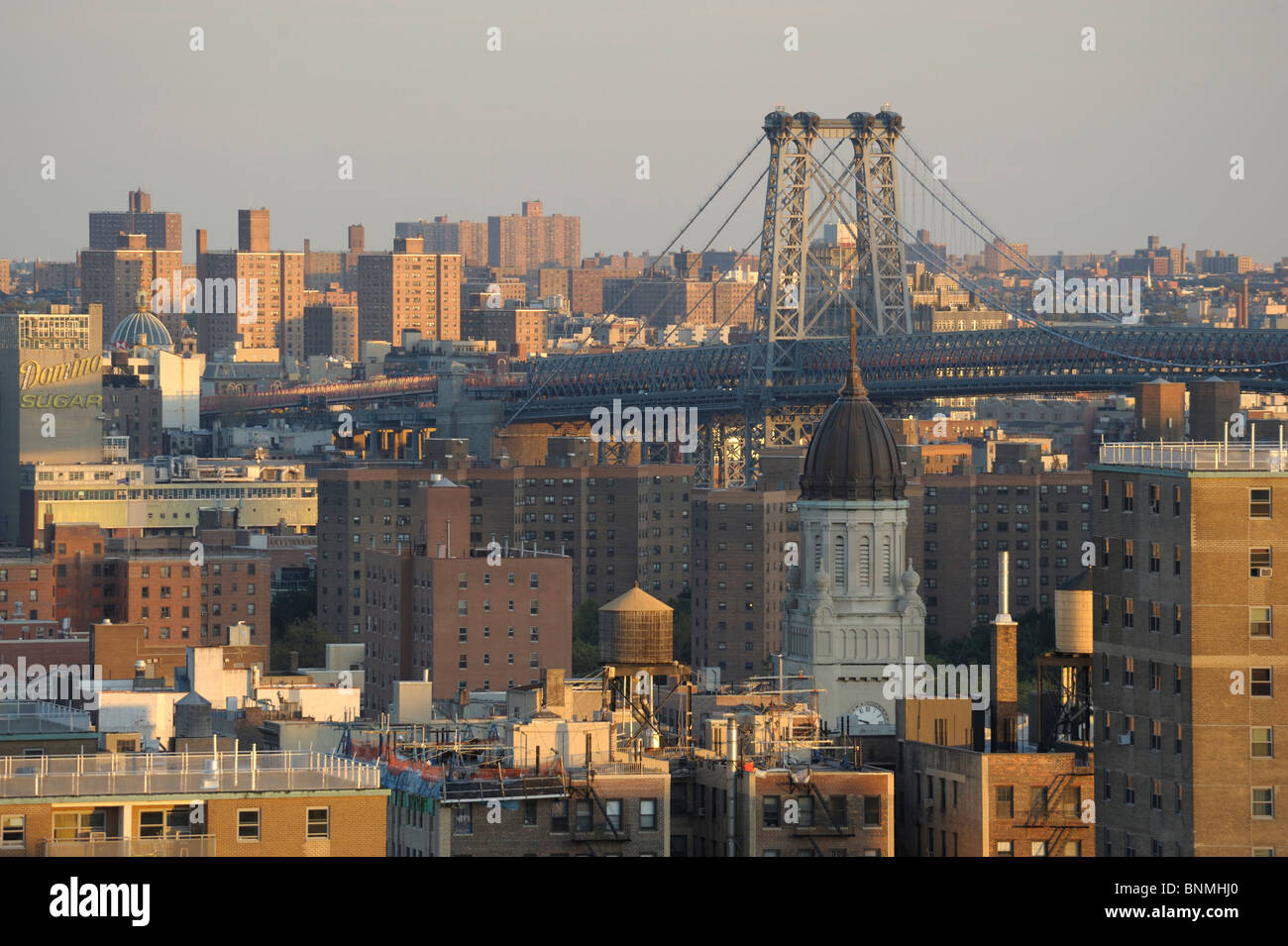 New York City overview bridge East Village Manhattan skyline New York ...