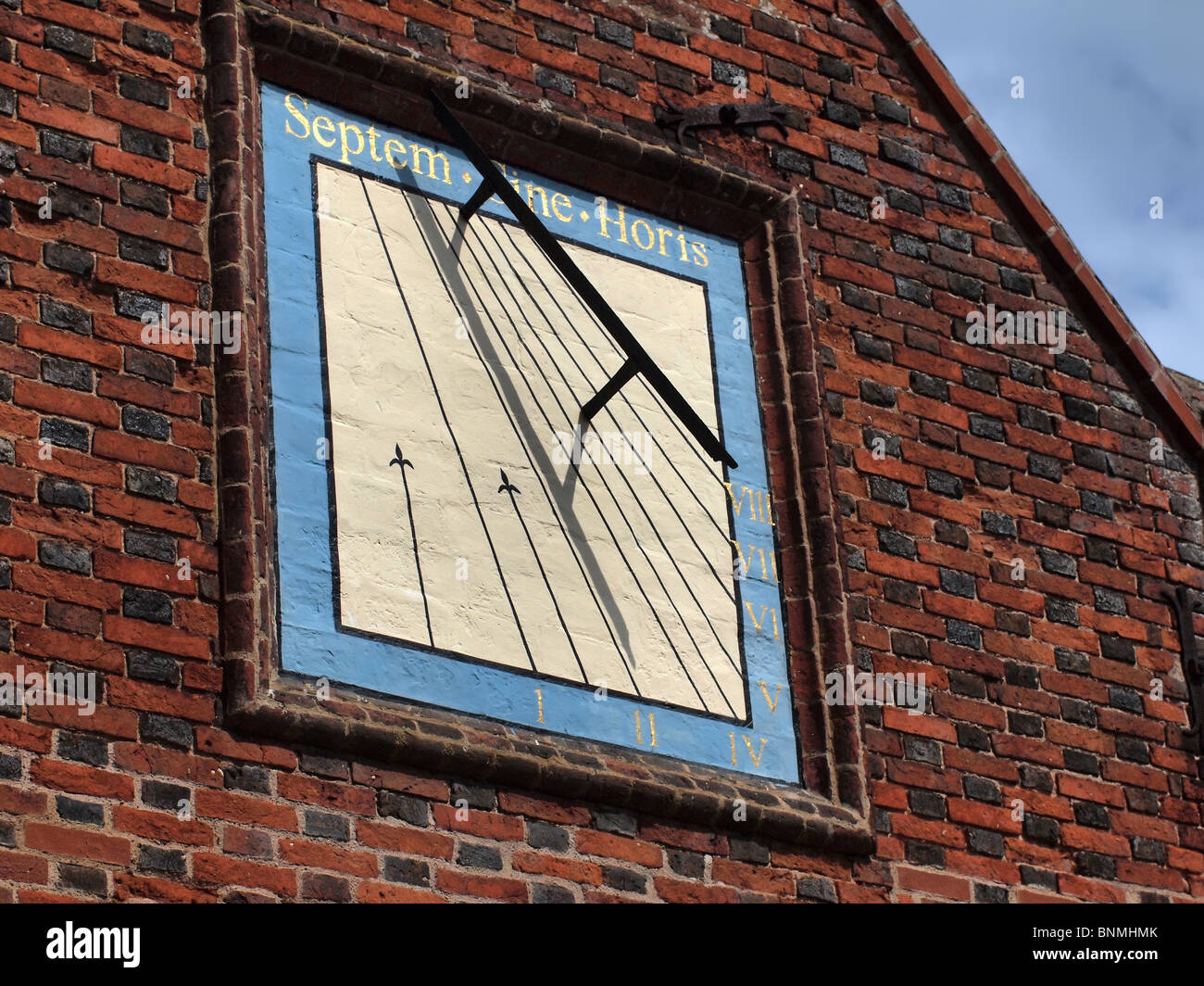 a sundial with roman numerals Stock Photo - Alamy