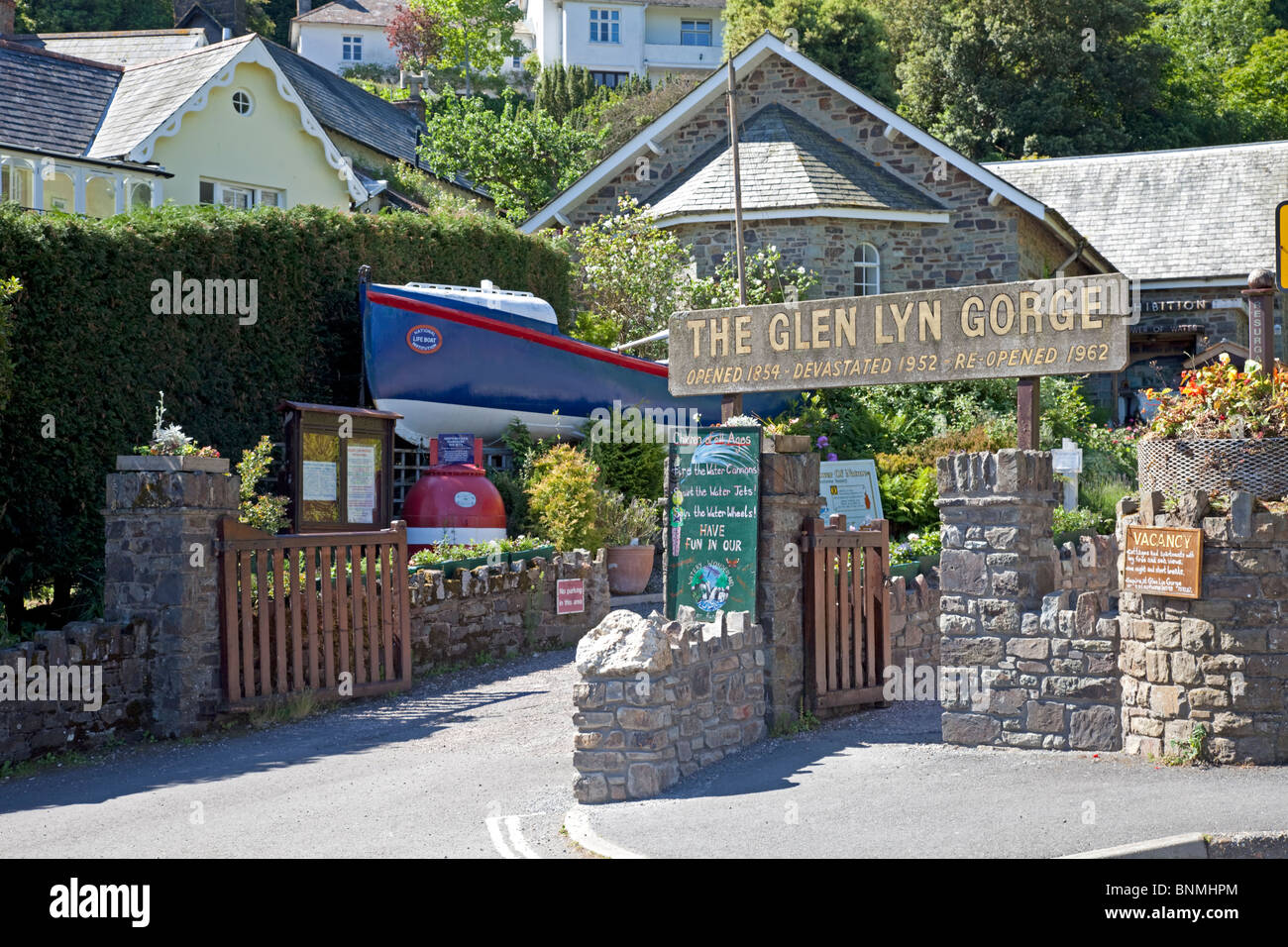 Glen lyn gorge, lynmouth hi-res stock photography and images - Alamy