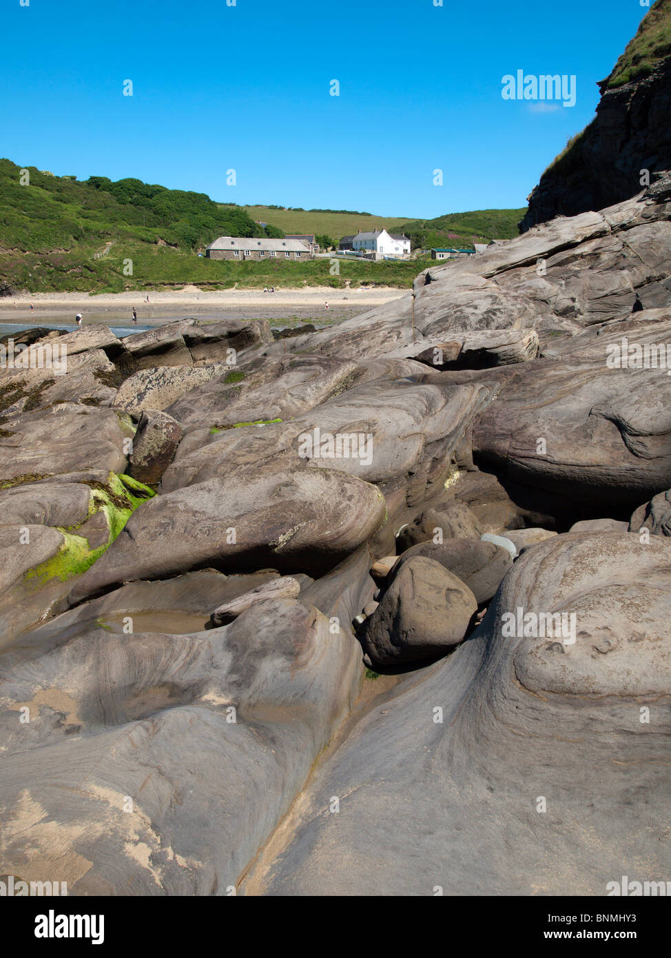views of the cliffs and coastline of the south pembrokeshire coast ...