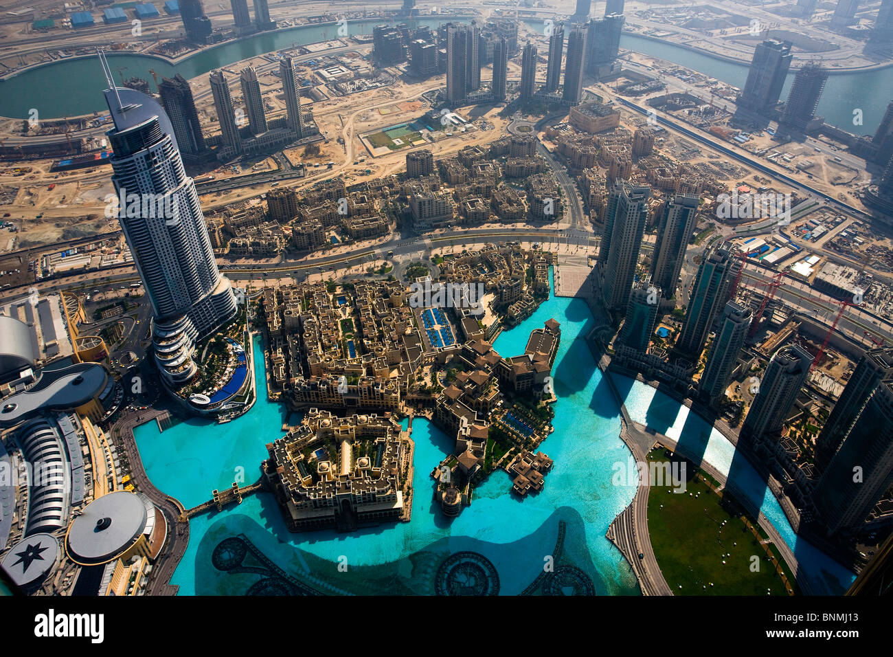 Dubai United Arab Emirates Middle East UAE blocks of flats high-rise ...