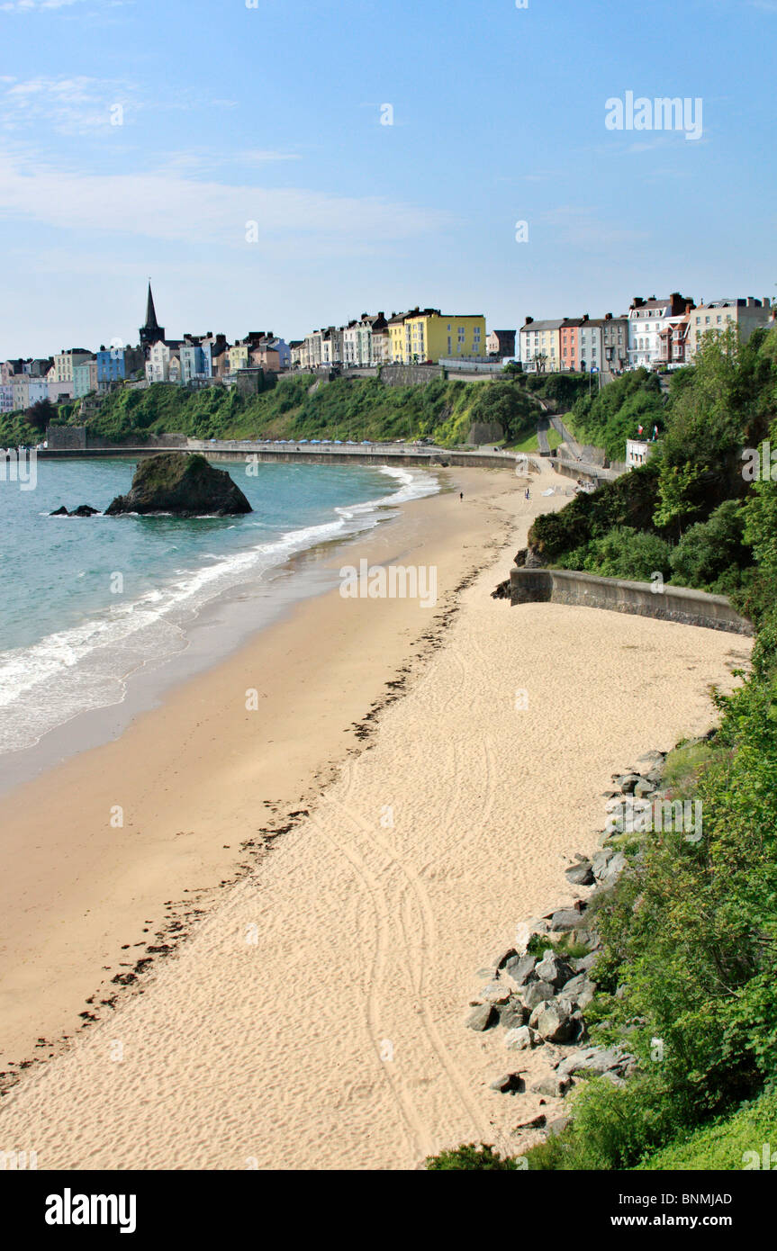 Tenby Beach in South Wales UK Stock Photo - Alamy