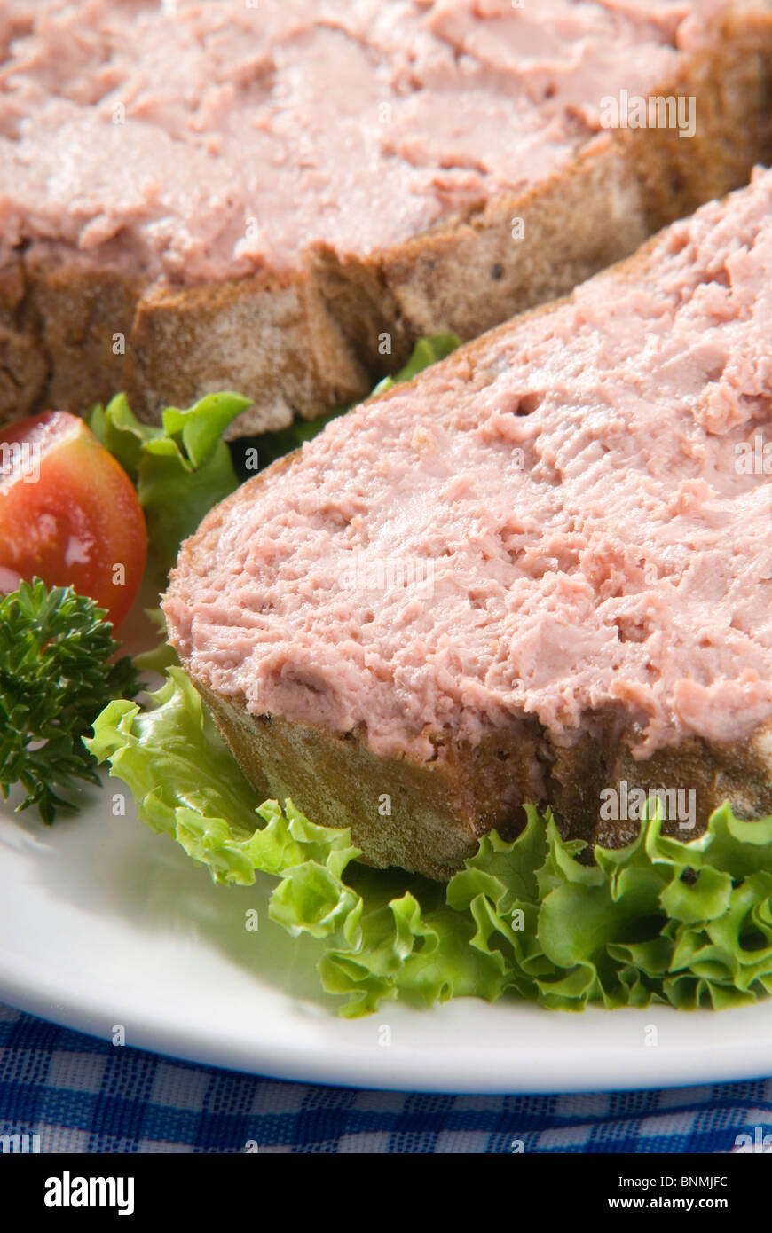 Pate bread hi-res stock photography and images - Alamy