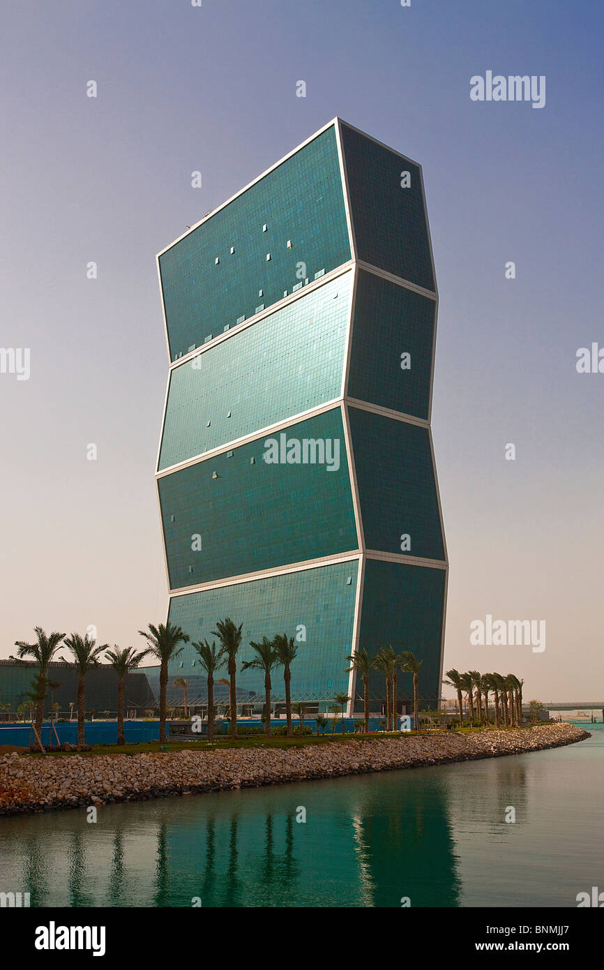 Qatar UAE United Arab Emirates architecture skyline blocks of flats ...
