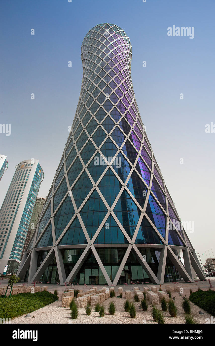 Qatar UAE United Arab Emirates architecture block of flats high-rise ...